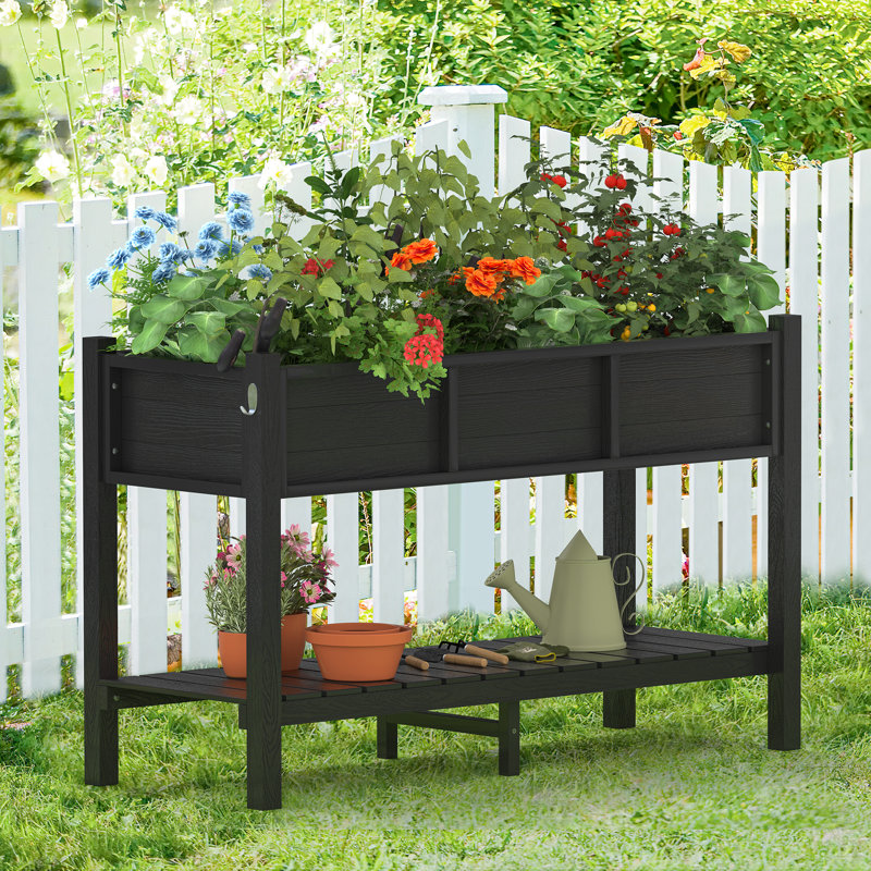 Red Barrel Studio® Antoniya Plastic Elevated Planter & Reviews | Wayfair